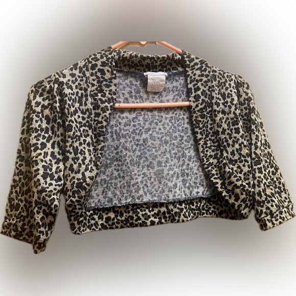 Soulmates | Sweaters | Vintage Leopard Boleroshrug | Poshmark